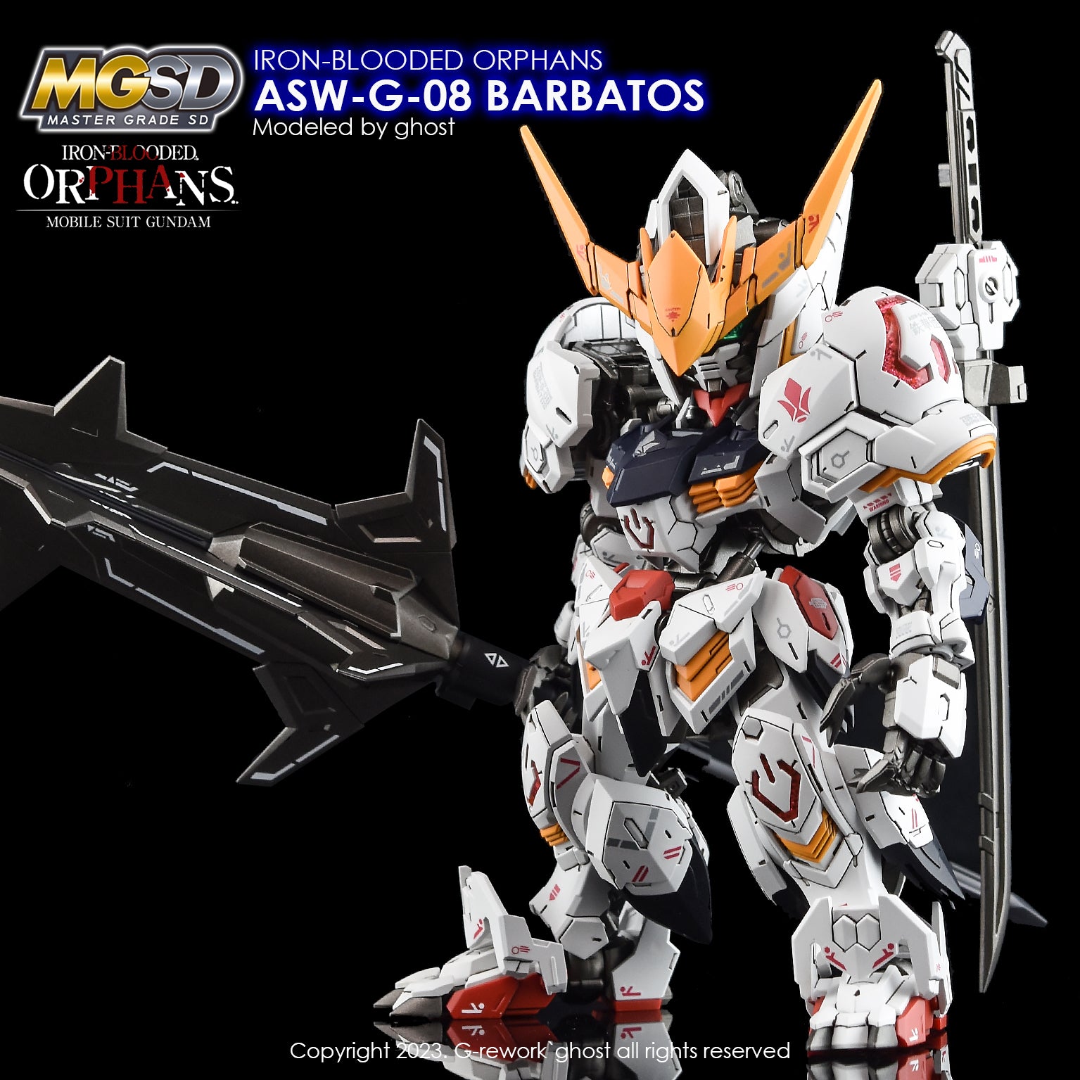 G-REWORK - Custom Decal - [MGSD] Gundam Barbatos
