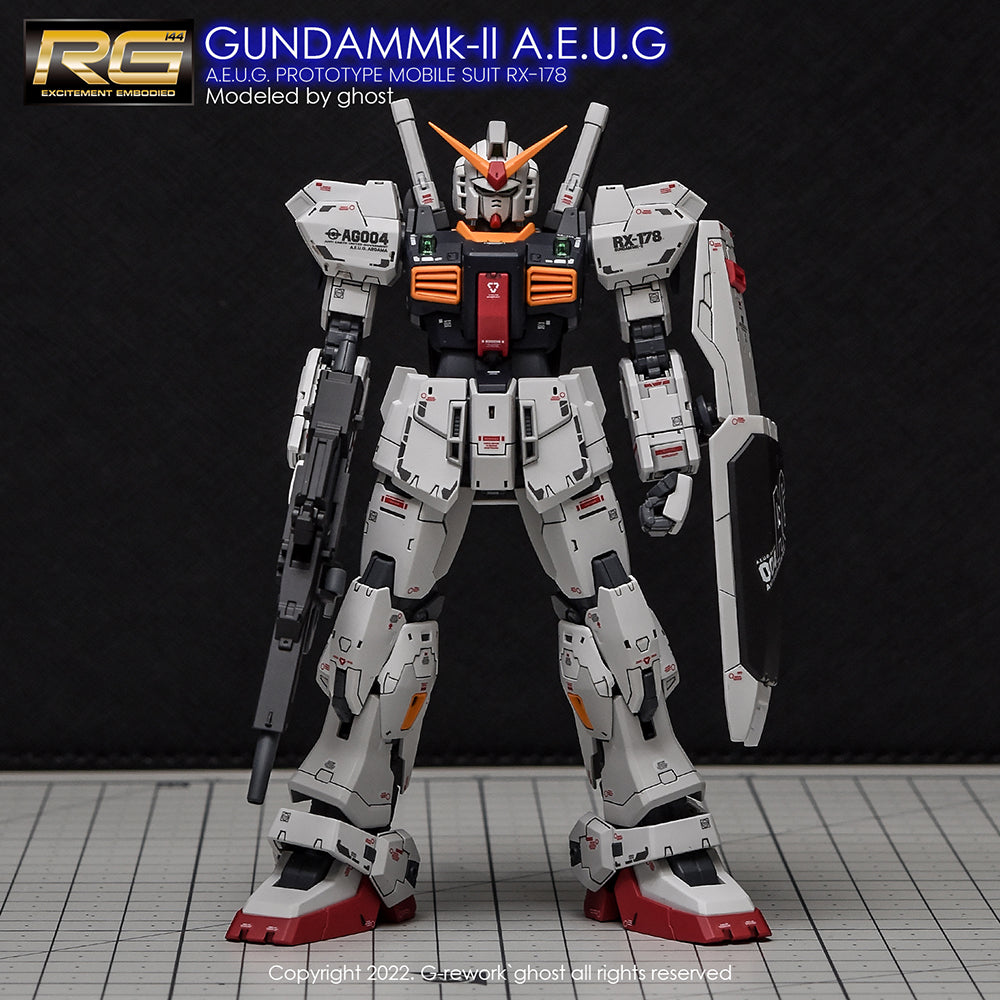 G-REWORK - Custom Decal - [RG] RX-178 MK-II Gundam [AEUG]