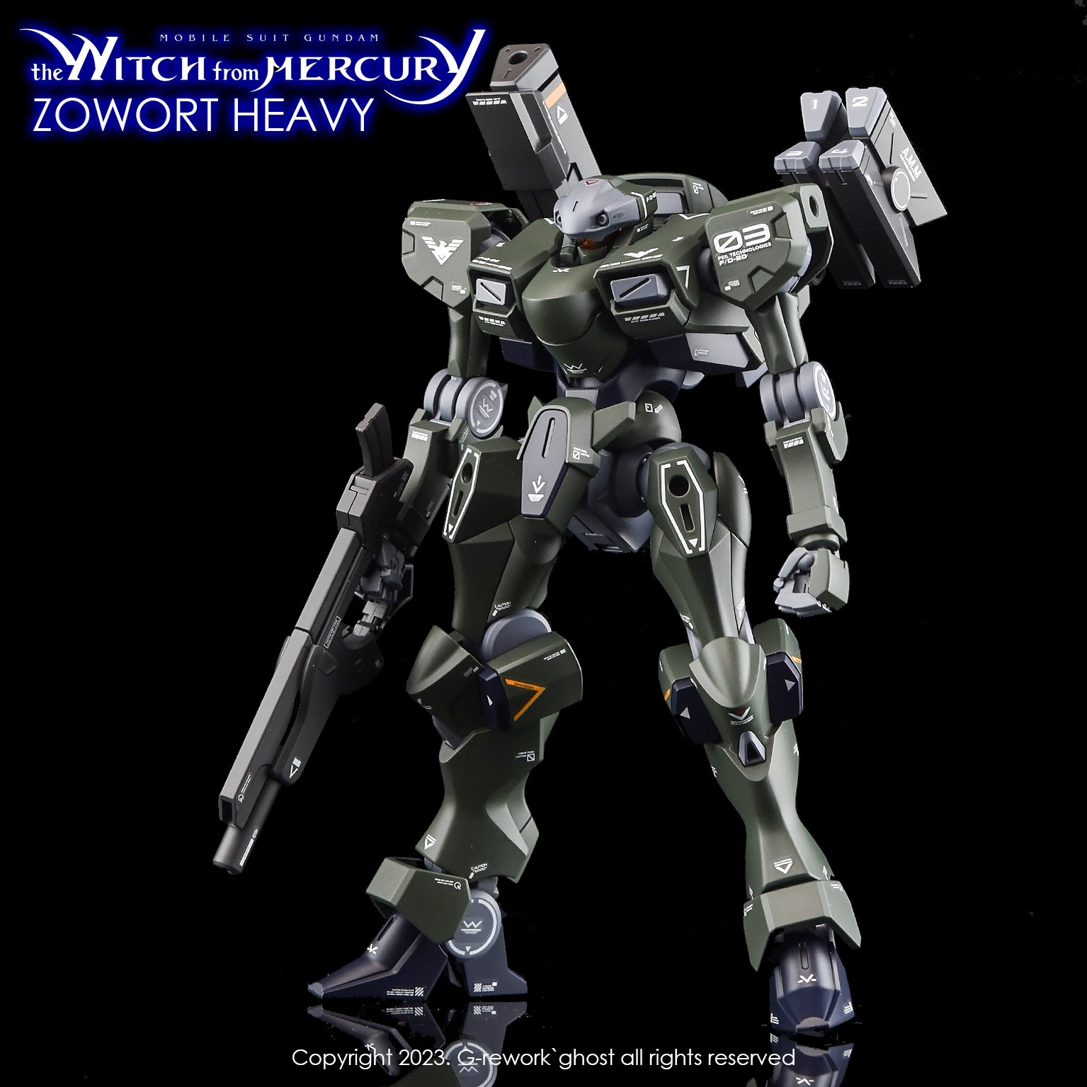 G-REWORK - Custom Decal - [HG] [Witch from Mercury] Zowort Heavy