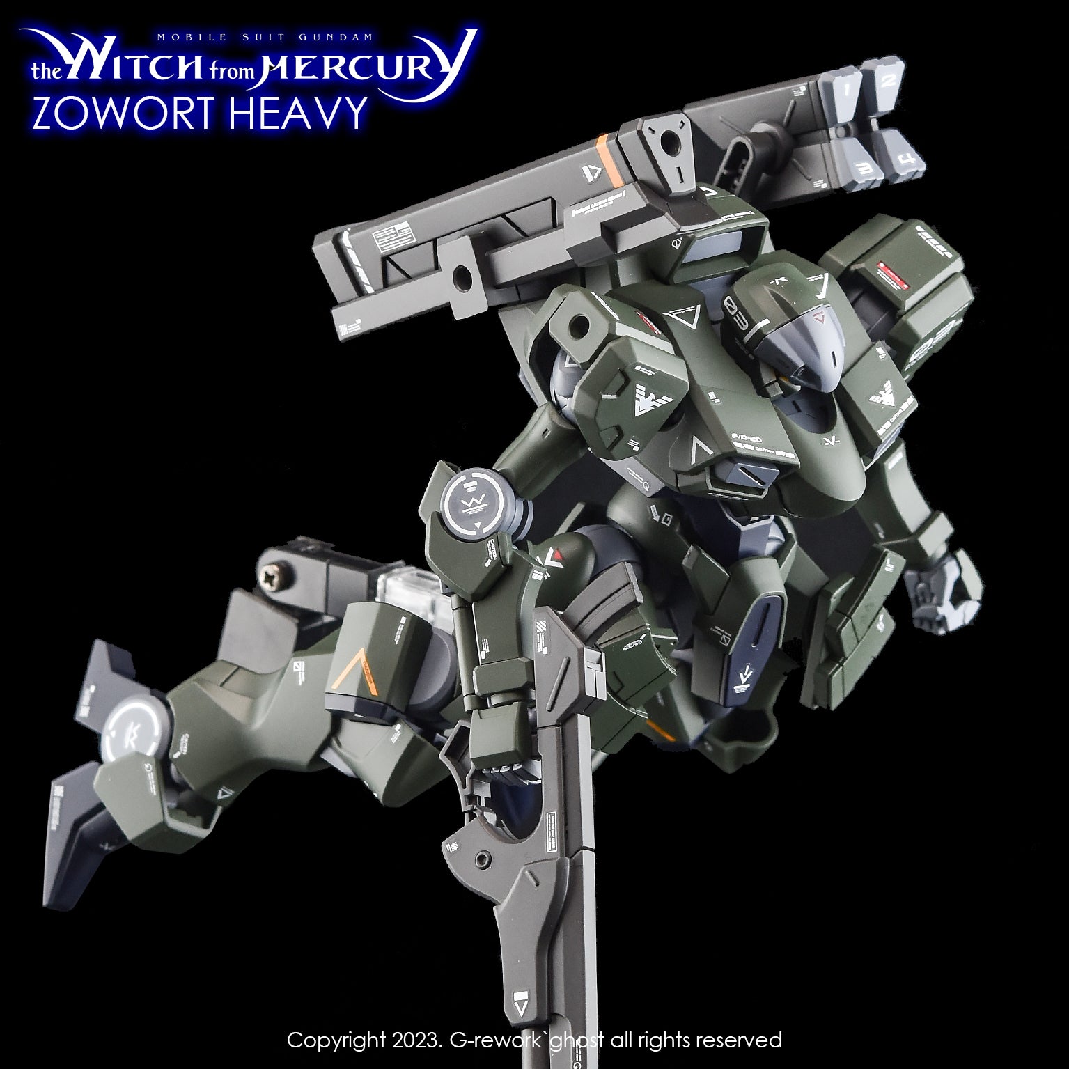 G-REWORK - Custom Decal - [HG] [Witch from Mercury] Zowort Heavy