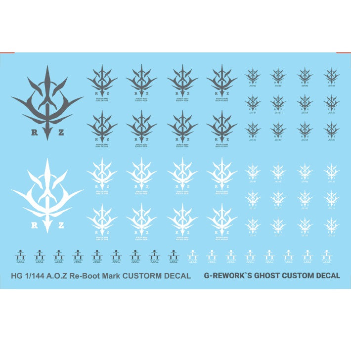 G-REWORK - Custom Decal - [HG] ADVANCED OF ZETA RE-BOOT MARK